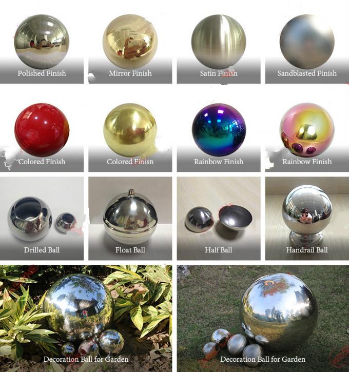 Bille d'acier 304 inoxydable creuse avec la sphère en métal de trou ...